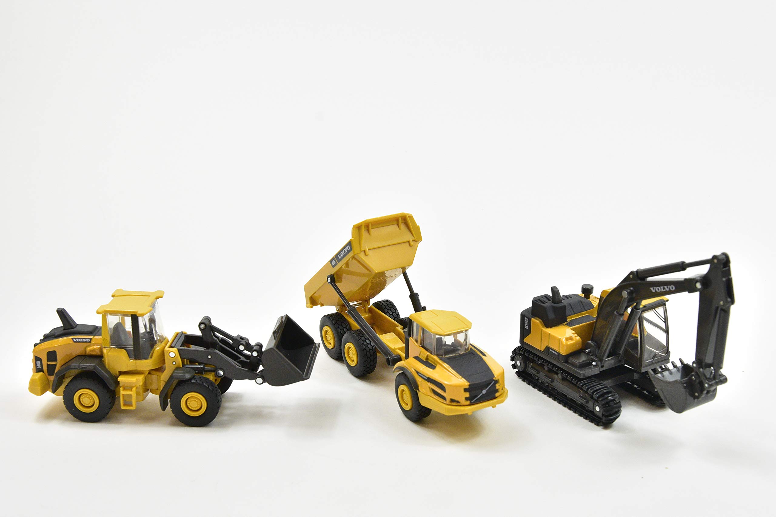 NewRay - Set of 3 Volvo Window Box, 32095, Yellow