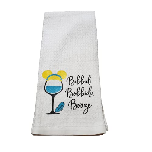 Cinderella Wine/Bippity Boppity Booze Kitchen Towel