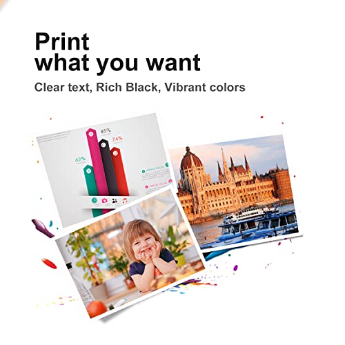 st@r ink Upgraded Compatible Ink Cartridge Replacement for HP 910XL 910 XL hp910 hp910xl Work with OfficeJet 8025 8035 8022 8020 8028 8025e 8035e Printer(Black) 2 Packs