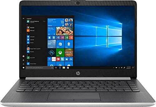 HP 2019 14โ Laptop (Intel Pentium Gold 2.3GHz, Dual Cores, 4GB DDR4 RAM, 128GB SSD, Wi-Fi, Bluetooth, HDMI, Windows 10 Home) (Ash Silver) (14-CF0012DX)