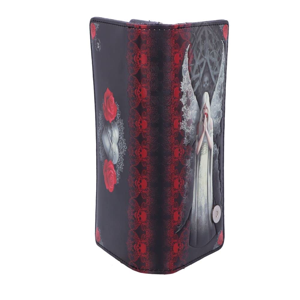 Nemesis Now Black Love Remains Anne Stokes Embossed Purse 18.5cm, One Size
