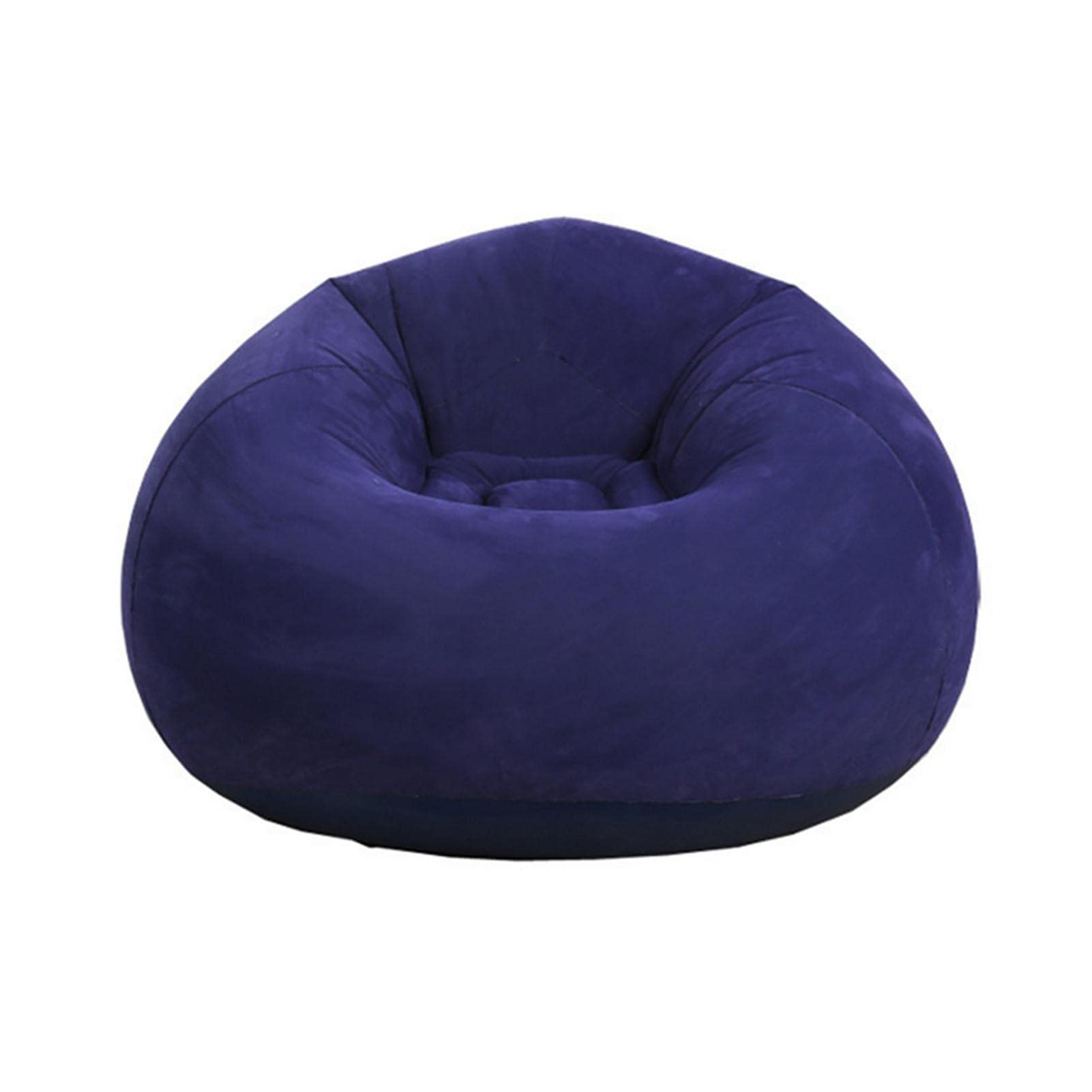 Faddare Bean Bag Chair, Ultra Soft Inflatable Lazy Sofa Memory Foam Bean Bag Chair Cover for Kids, Teens, Adults(Blue,Size:Type A)