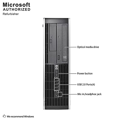 HP Elite 8300 Business Desktop, Intel Quad Core i7 3770 3.4Ghz, 32GB DDR3 RAM, 2TB Hard Drive, DVDRW, Windows 10 Home (Renewed)