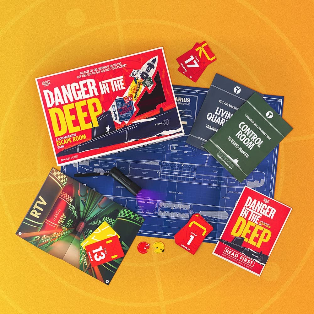 Professor Puzzle Danger in The Deep | Escape Room Game