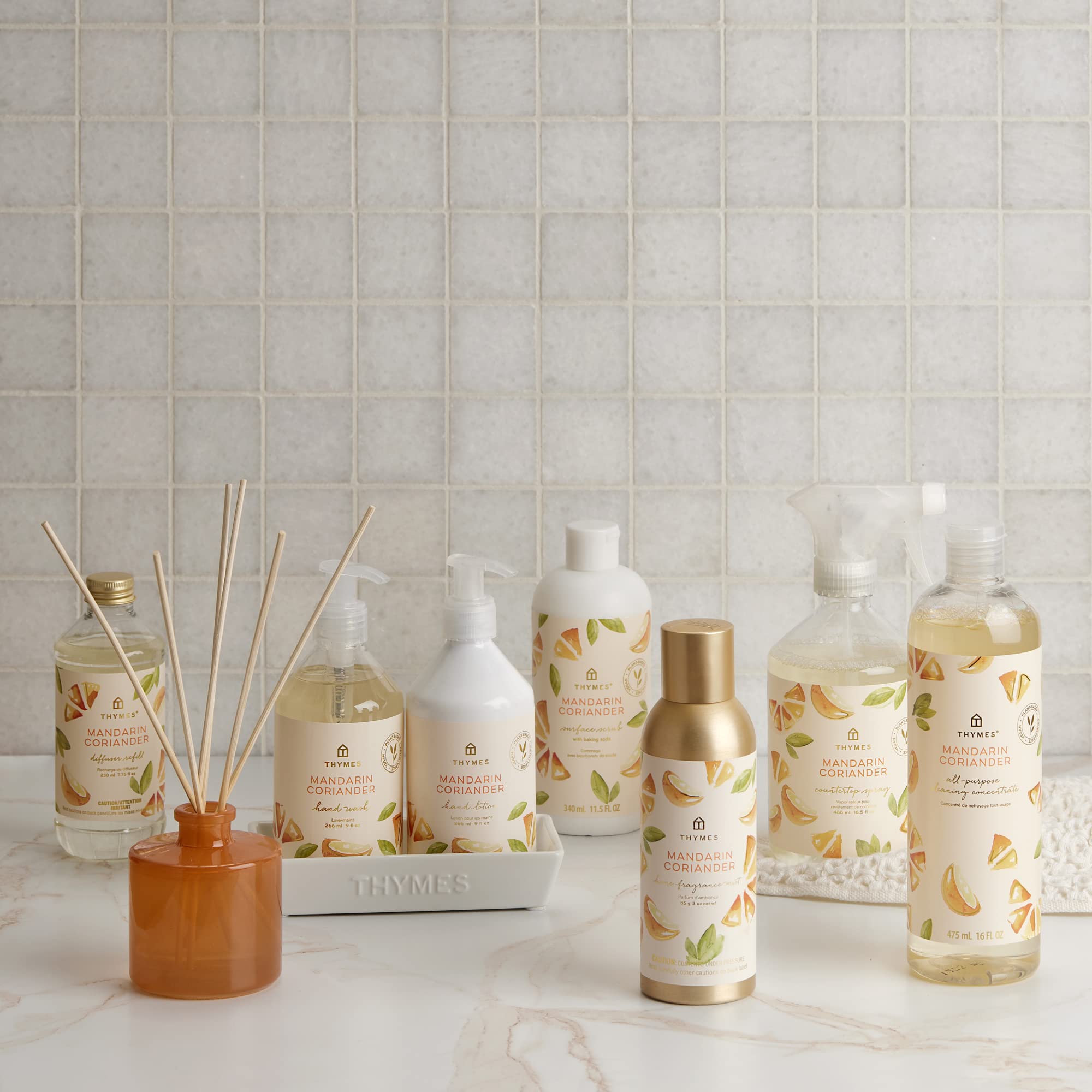 Thymes Fragrance Mist - 3 Oz - Mandarin Coriander