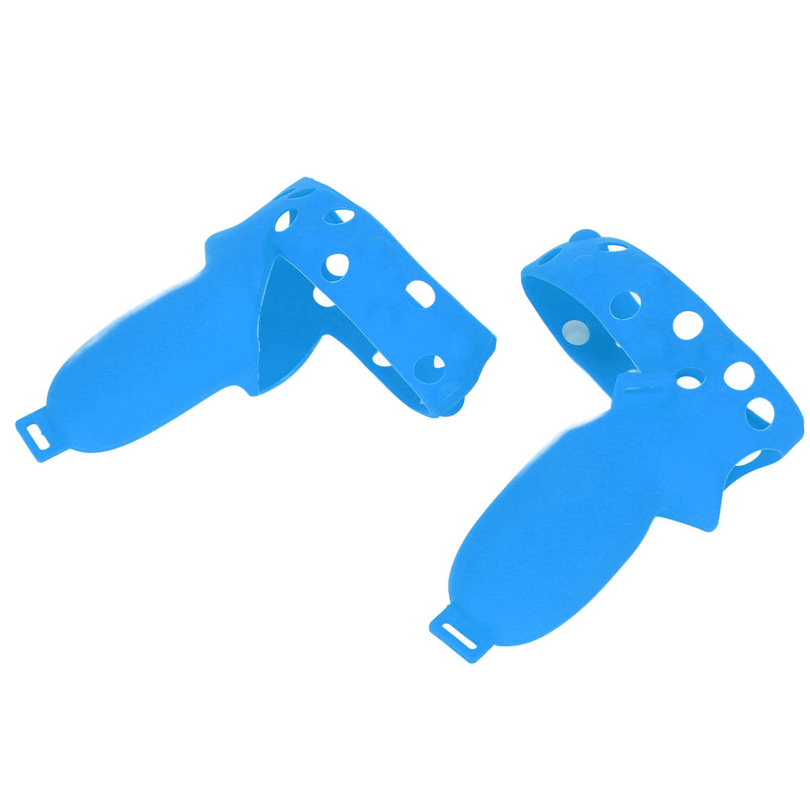 BTIHCEUOT VR Controller Handle, Adjustable Handle Protective Sleeve Sweatproof Washable Comfortable for Quest 2(Blue)