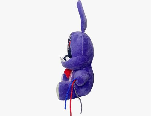Helltaker Withered Purple Bunny Plush Toys, 11 Inches Security Breach Bonnie Doll for Adult Kids Birthday Gift (11 Inches Bunny)