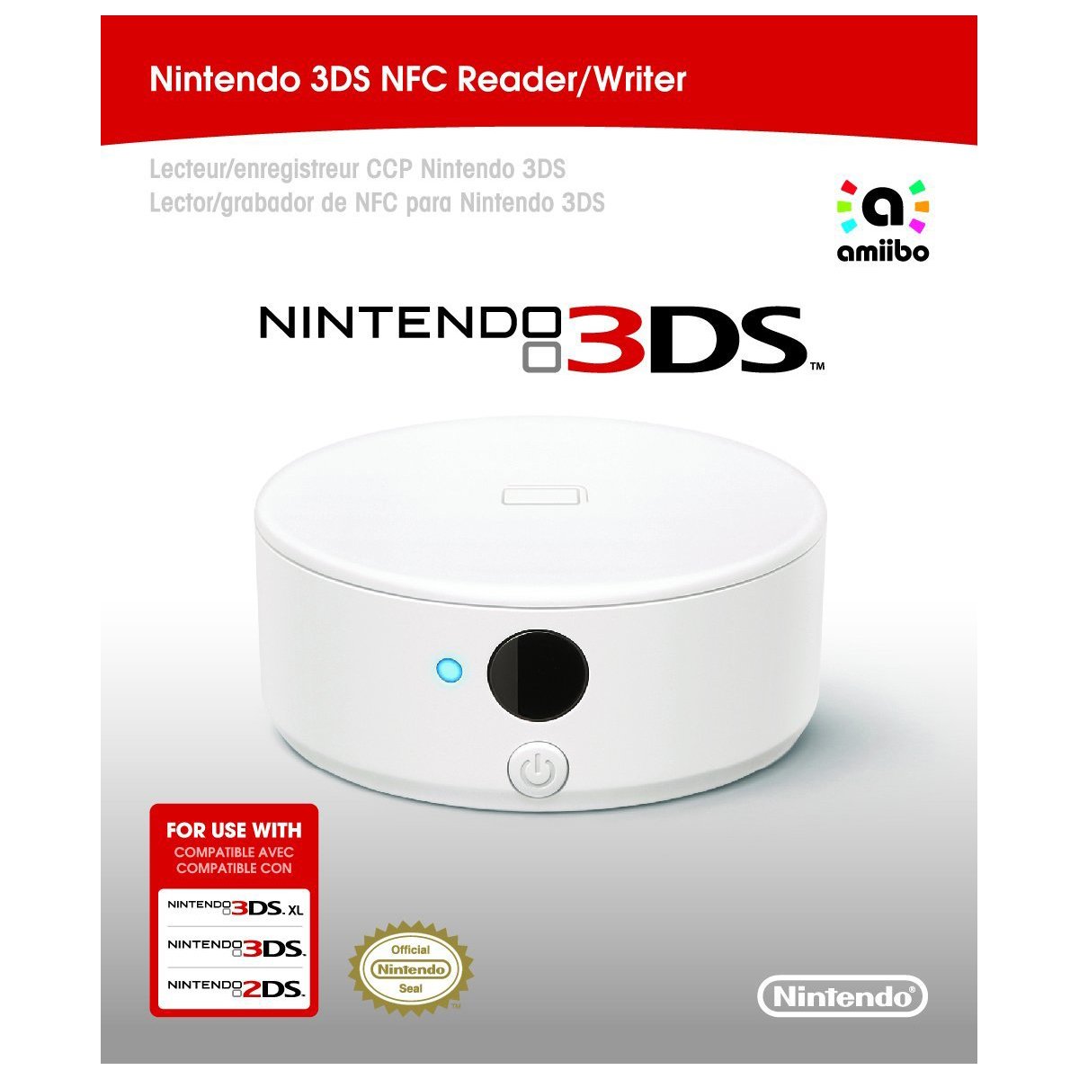 Nintendo NFC Reader and Writer Accessory for Nintendo 3DS, 3DS XL and 2DS (USA/NTSC)