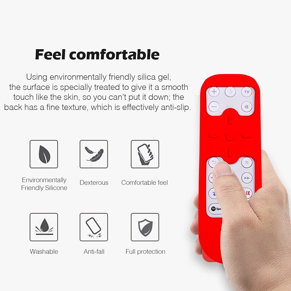 Silicone Protective Case Compatible for Sony PS5 Remote Skin Case, Anti-Drop/Non-Slip Silicone Protective Cover ,Glow in The Dark (Glow Blue + Glow Green +Red)