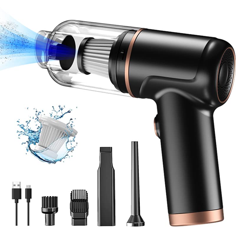 DHDZVOV Handheld Vacuum Cleaner Cordless,Mini Vacuum Cleaner,car Vacuum Cordless Rechargeable Hand Held Vacuum Cleaner for car/Home