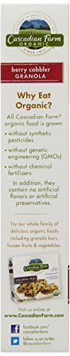 Cascadian Farm Organic Granola Cereal, Berry Cobbler, 13.5 Ounce (Pack of 6)