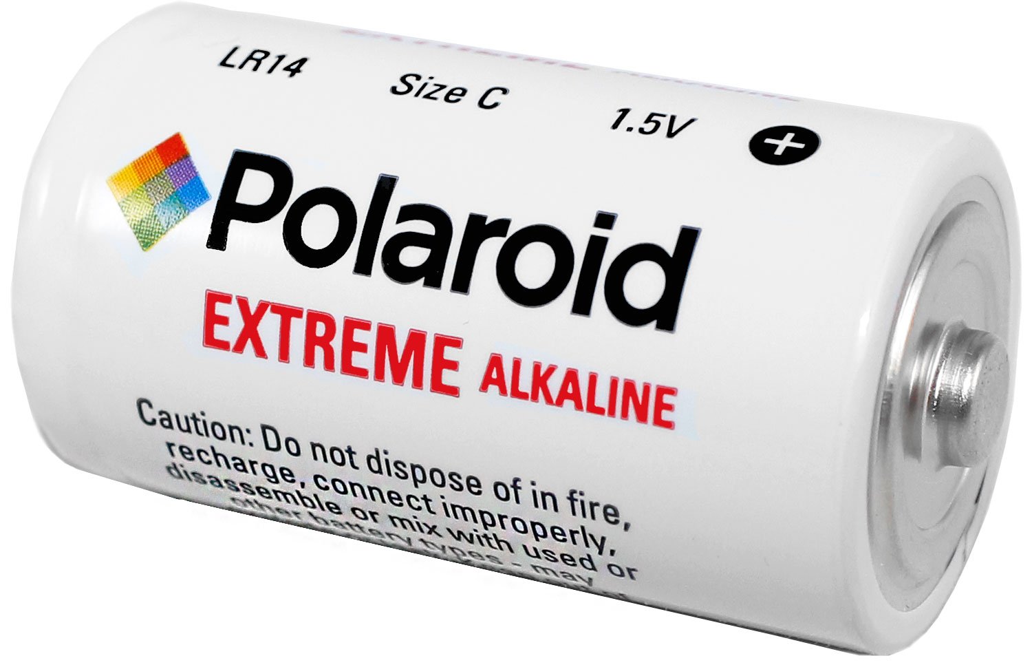 Polaroid Extreme C Cell Size Alkaline Batteries 1.5V LR14 (12-Pack)