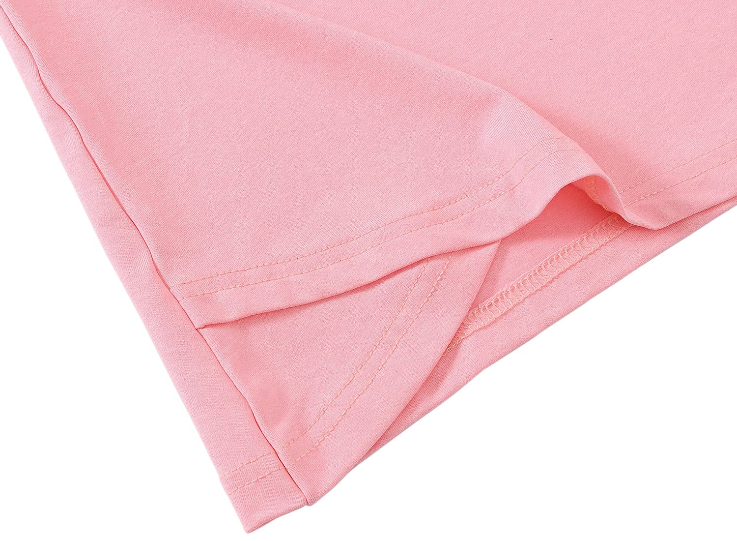 BGOWATU Women's Golf Polo T-Shirts Sleeveless V Neck Collarless Tennis Shirts UV Protection Quick Dry Lightweight Pink L