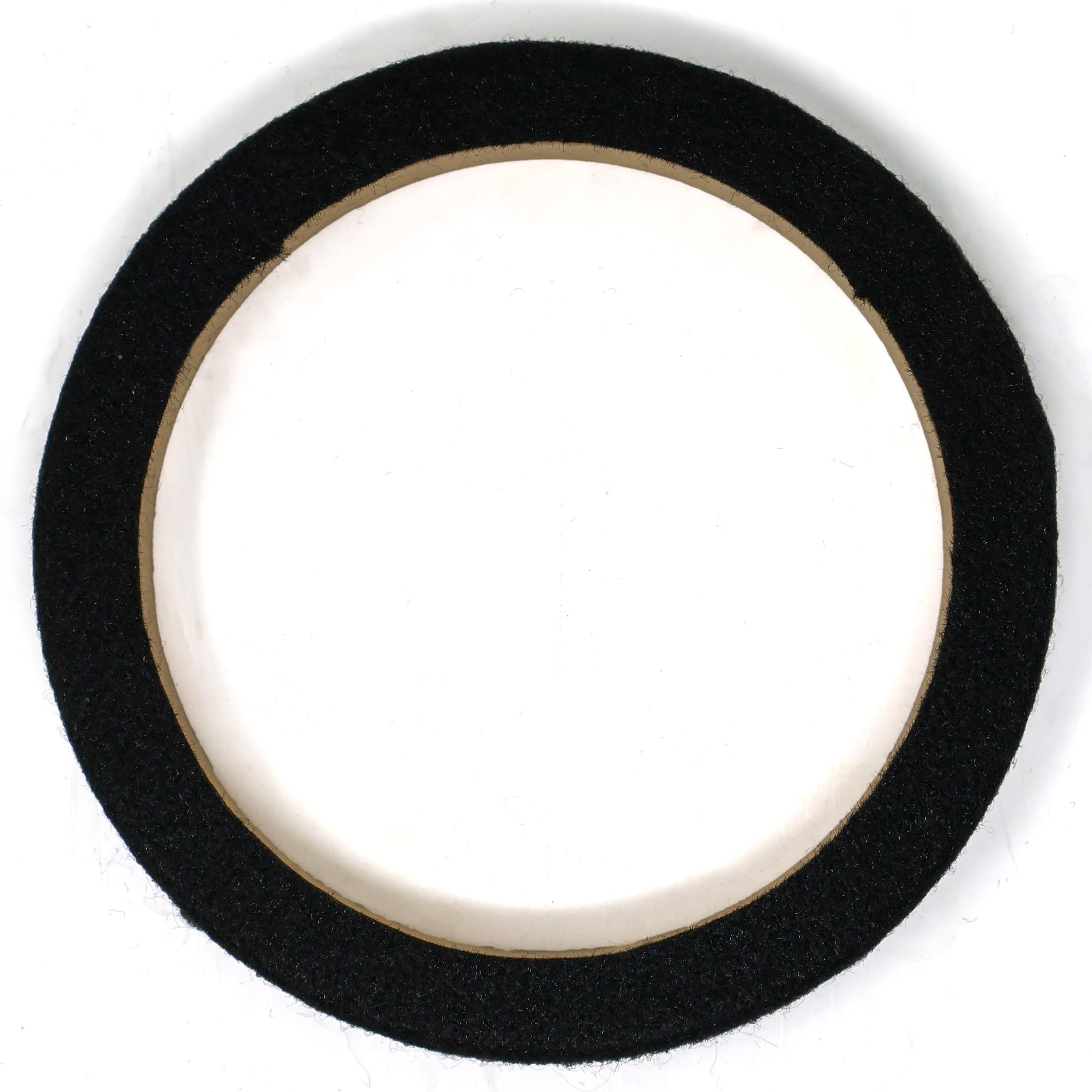 Nippon America 8 Pieces 6.5 Inch MDF Wood Speaker Spacer Rings with Black Carpet 4 Pairs -RING-065Cbk