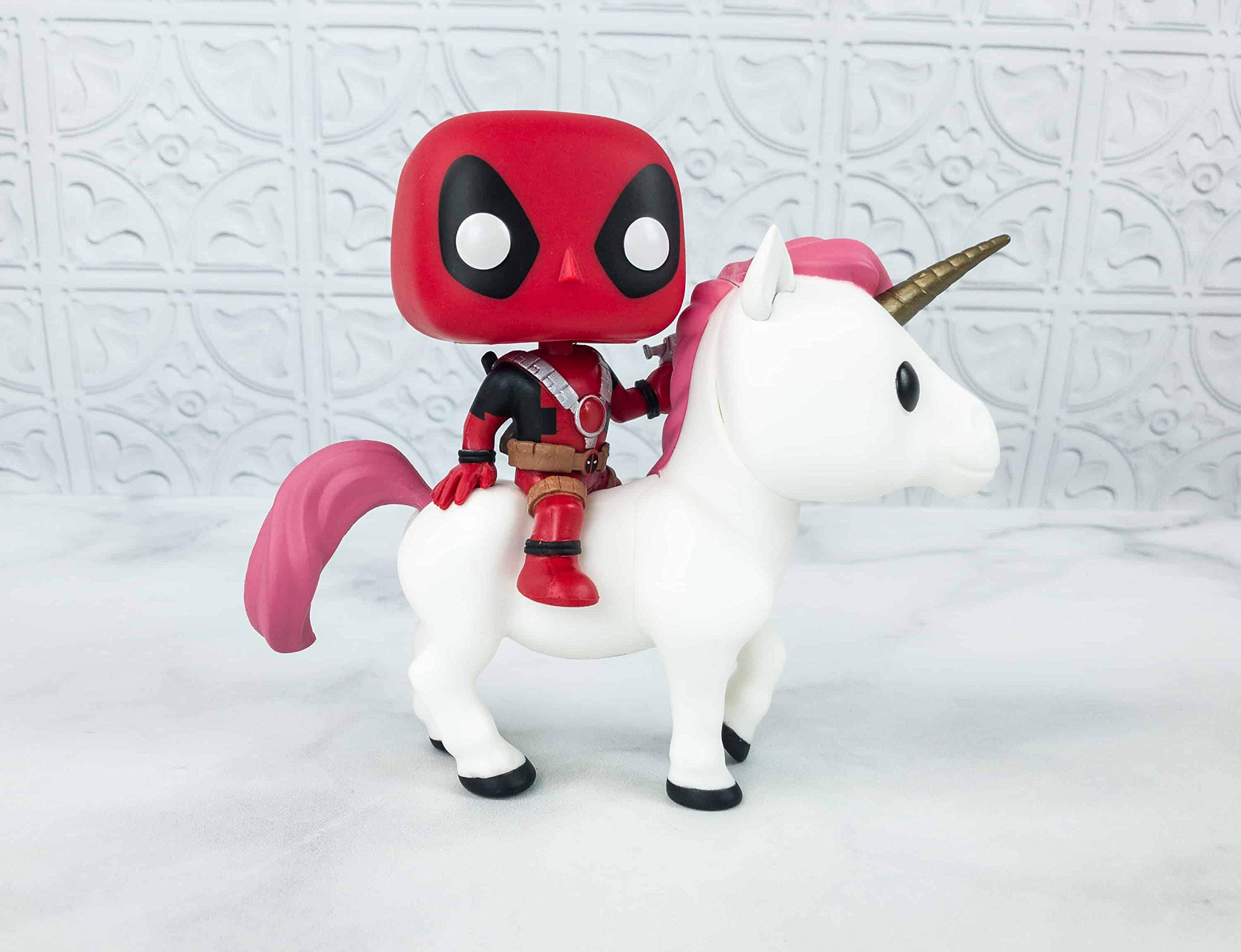 NEW! FUNKO POP! RIDES #36 Excusive Marvel Collectors Corps Deadpool On Unicorn