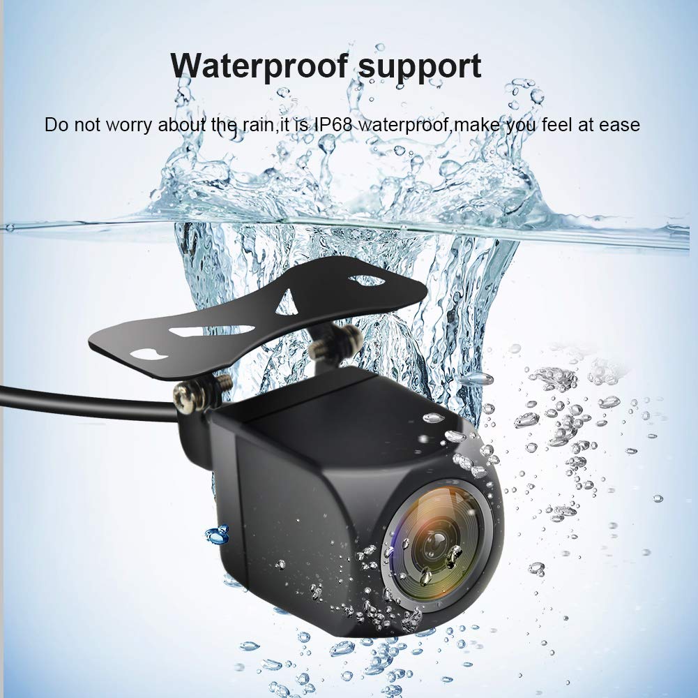 Car Rear View Camera 120° Wide View Angel Waterproof Backup Camera for Awesafe Car Radio