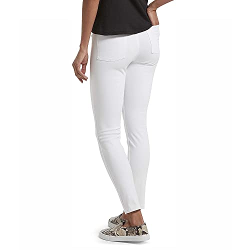 HUE Women's Ultra Soft High Waist Denim Leggings, White, Small