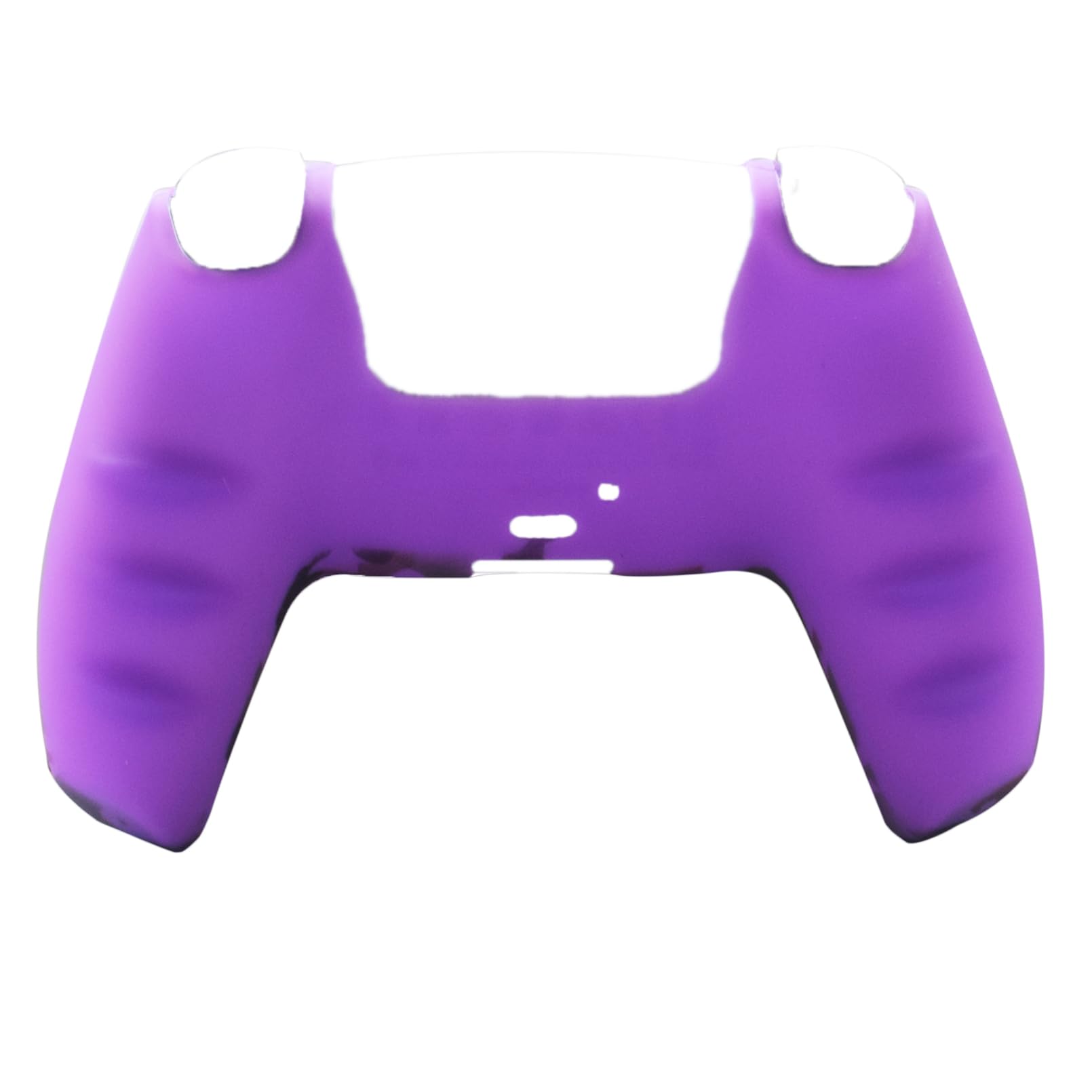 PS5 Controller Skin-Hikfly Silicone Cover for PS5 Controller Grips,Non-Slip Cover for PlayStation 5 Controller- 1 x Skin with 8 x Thumb Grip Caps(Purple)