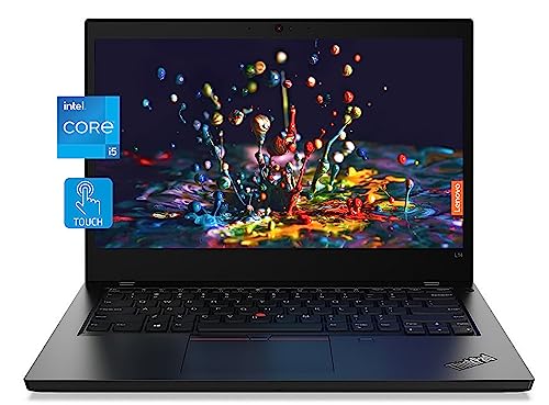 Lenovo ThinkPad L14 Business Laptop, 14" FHD Touchscreen, Intel Core i5-1135G7 Processor, 16GB RAM, 512GB NVMe SSD, Webcam, Wi-Fi 6, HDMI, USB Type-C, Thunderbolt 4, Windows 11 Pro