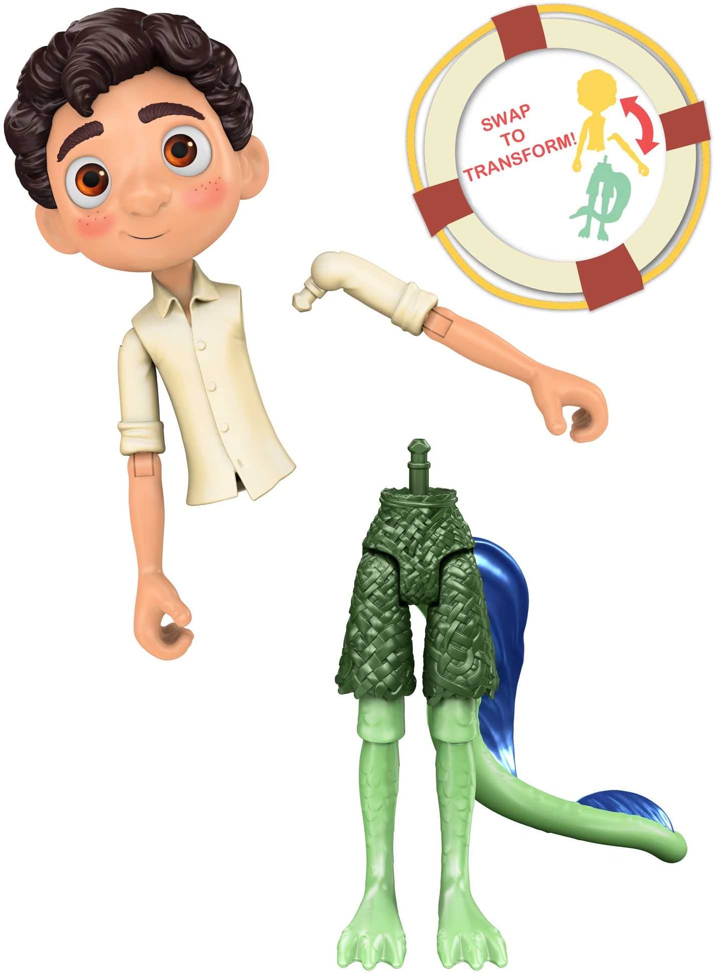 Mattel Disney and Pixar Luca Stargazers Pack with 2 Action Figures & Accessories, Set Includes Luca Paguro & Giulia 5-inch Collectibles