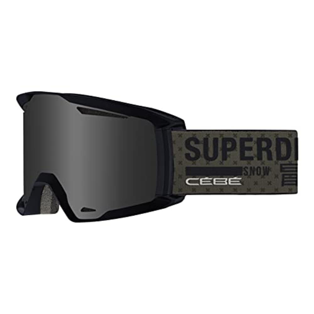 Cébé Reference X Superdry Matte Dusty Olive Grey Ultra Black Cat.3 - Snow Goggles,Large