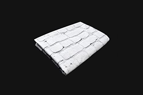 Harfirbe 5X7ft White Brick Photography Background Retro Wooden Floor Portrait Photo Studio