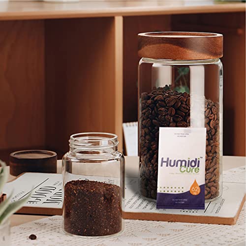 Humidi-Cure RH62% Humidity Packs,2-Way Humidity Control Packs,10Pack 62 Humidity Packets with RH Indicator Card,Size 4G