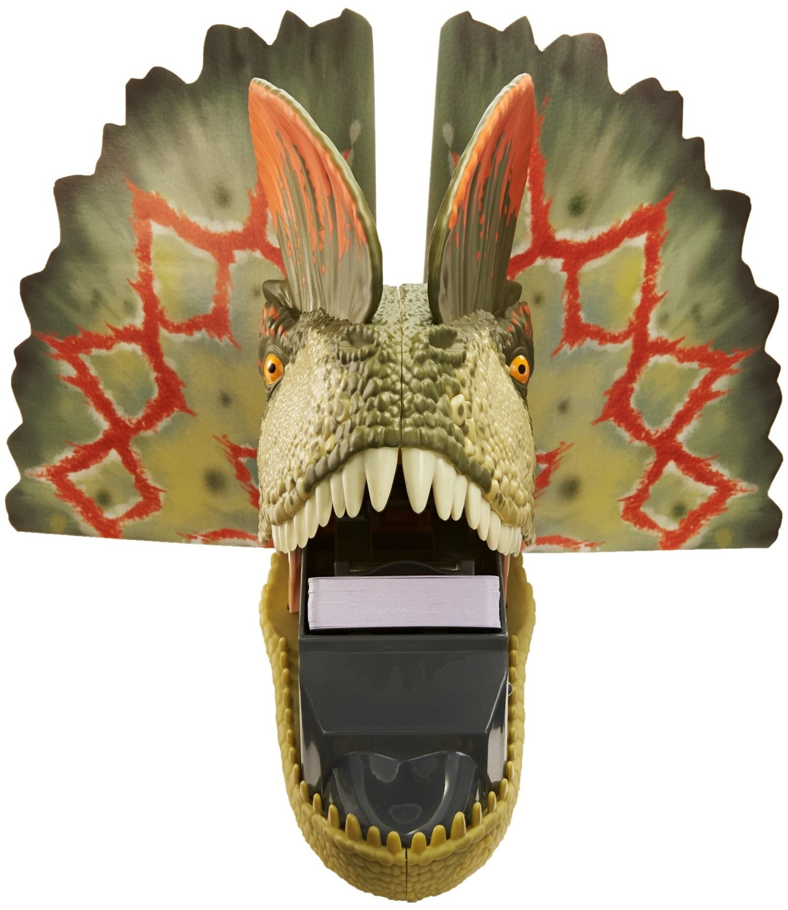 Mattel Games UNO Attack Jurassic World Domination Card Game for Kids & Family Night with Dinosaur Card Launcher, Lights & Sounds