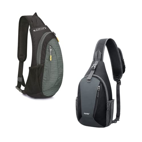 G4Free Sling Bags Men Small Chest Sling Backpack+RFID Sling Bag Crossbody Sling Backpack for Men Women Hiking Outdoor