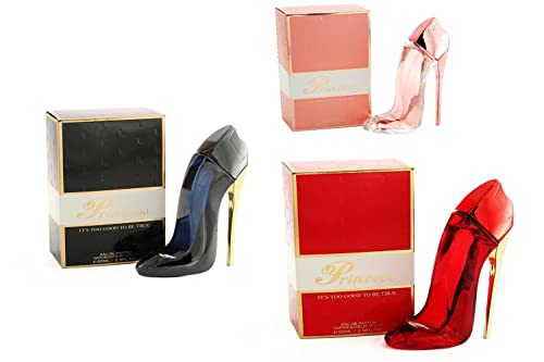 EB C Princess High Heel Shoes Red & Pink Eau de Parfum for Women, 85 ML, 2.9 FL OZ (Pack of 2)