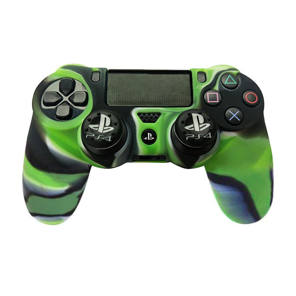 OSTENT Protective Silicone Gel Soft Case Cover Pouch Sleeve for Sony PlayStation 4 PS4 Controller Color Light Green
