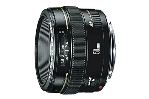Canon EF 50mm f/1.4 USM Standard & Medium Telephoto Lens for Canon SLR Cameras - Fixed (Renewed)