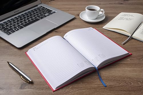 Collins Debden Collins Essential A4 Diary 2024 Daily Planner - 2024 Page A Day Diary, Journal & 2024 Planner - Business, Office, Academic and Personal Use - A4 Size (Blue)