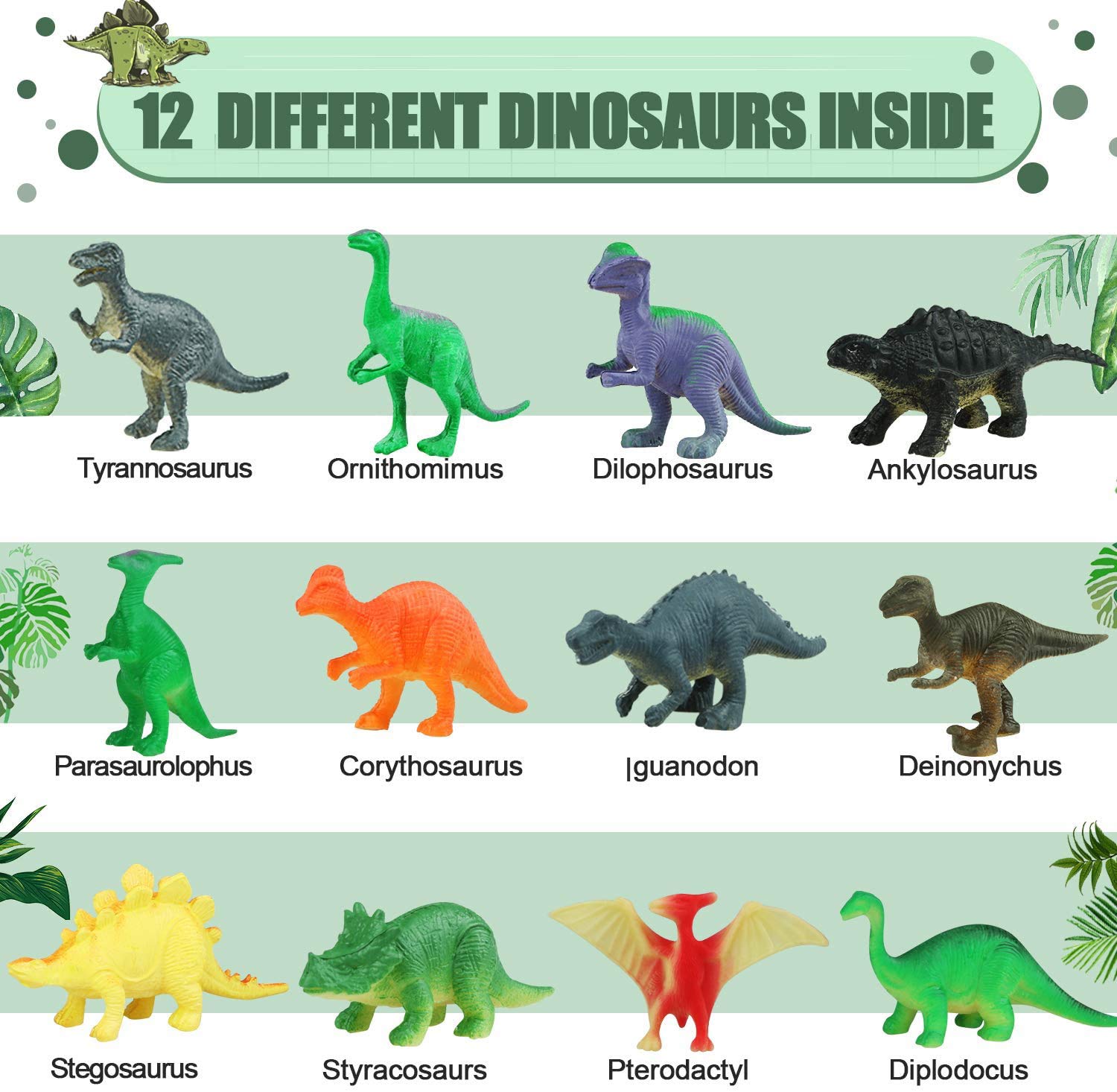 Touber Dinosaur Eggs Excavation, Dig a Dozen Dino Eggs Kit Dinosaur Eggs for 4-11 Year Olds Kids Easter Gifts for 5-12 Year Olds Boys Girls Easter Toys for Kids STEM Games for Kids 6-13 - Easter Eggs