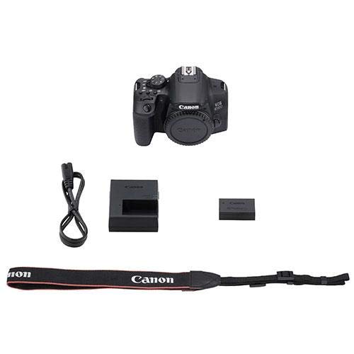 Canon EOS 850D / Rebel T8i DSLR Camera with 18-55mm Lens (Black) + Creative Filter Set, EOS Camera Bag, Sandisk Extreme Pro 64GB Card, 6AVE Electronics Cleaning Set, and More (Renewed)