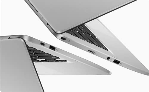 NewASUS Chromebook 14 Inch HD Laptop Computer PC for Business Student with 4GB RAM 64GB eMMC Intel Celeron N3350 WiFi Bluetooth Webcam Type-C Online Class Ready Chrome OS 1-Week AimCare Sup