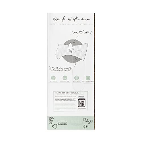 The Honest Company Clean Conscious Wipes | 99% Water, Compostable, Plant-Based, Baby Wipes | Hypoallergenic, EWG Verified | Pattern Play, 288 Count