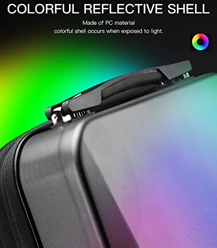 Gaming Laptop Backpack with USB Charging Port TSA Lock for Men,Hard Shell Expandable Business Backpack Fits 17.3 Inch Notebook Computer,black