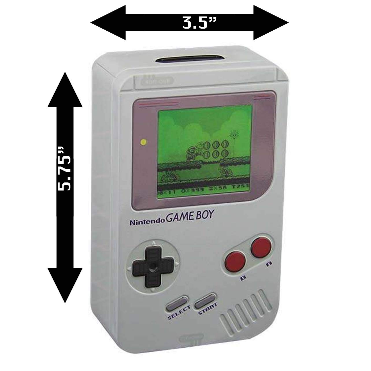 Paladone Nintendo Officially Licensed Merchandise - Classic Gameboy Bank - Money Box