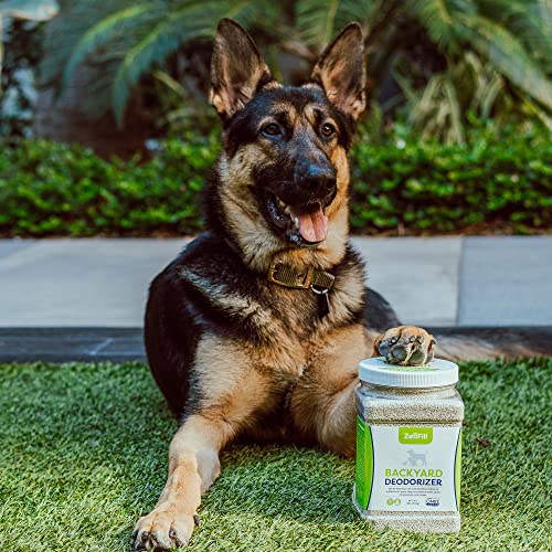 Zeofill Backyard Deodorizer β Eliminates Pet Urine Odors on Potty Patches, Artificial Turf, Grass, Lawns, Patios, Concrete & Playgrounds | Dog, Cat Litter Box Odor Eliminator & Freshener | 8 lbs.