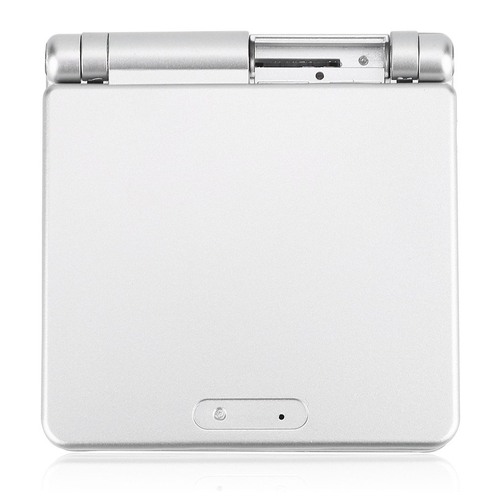 Portable ABS Protective Case Repair Parts Kit Stain Resistant for Nint-endô Gàme Bôy Advance GBà SP (Silver)