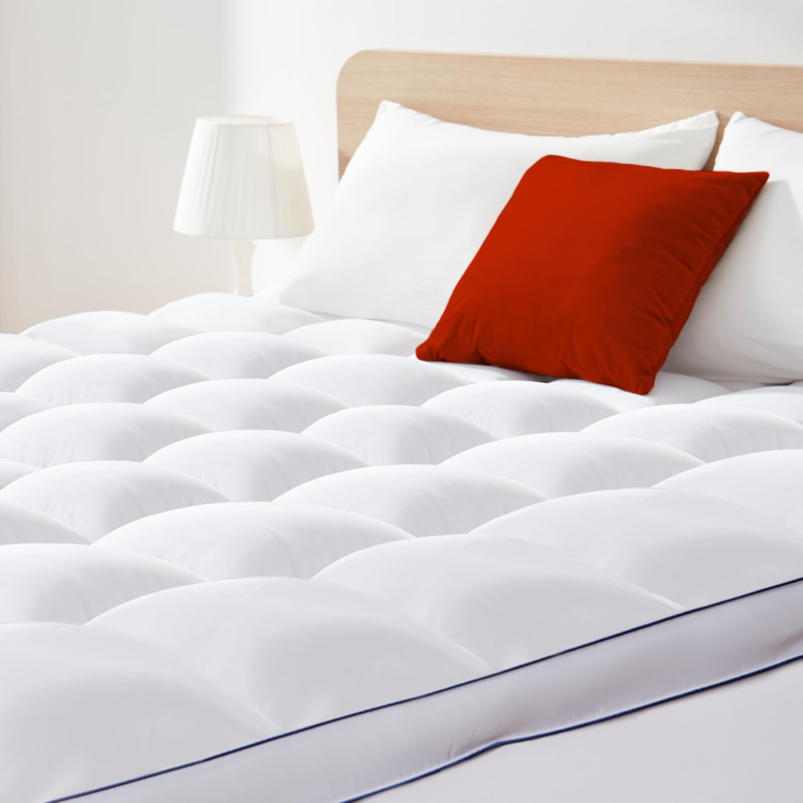 COZYART Mattress Topper Twin, Extra Thick Cooling Mattress Pad Cover for Back Pain, Breathable 3D Snow Down Alternative Overfilled Pillow Top with 8-21" Deep Pocket