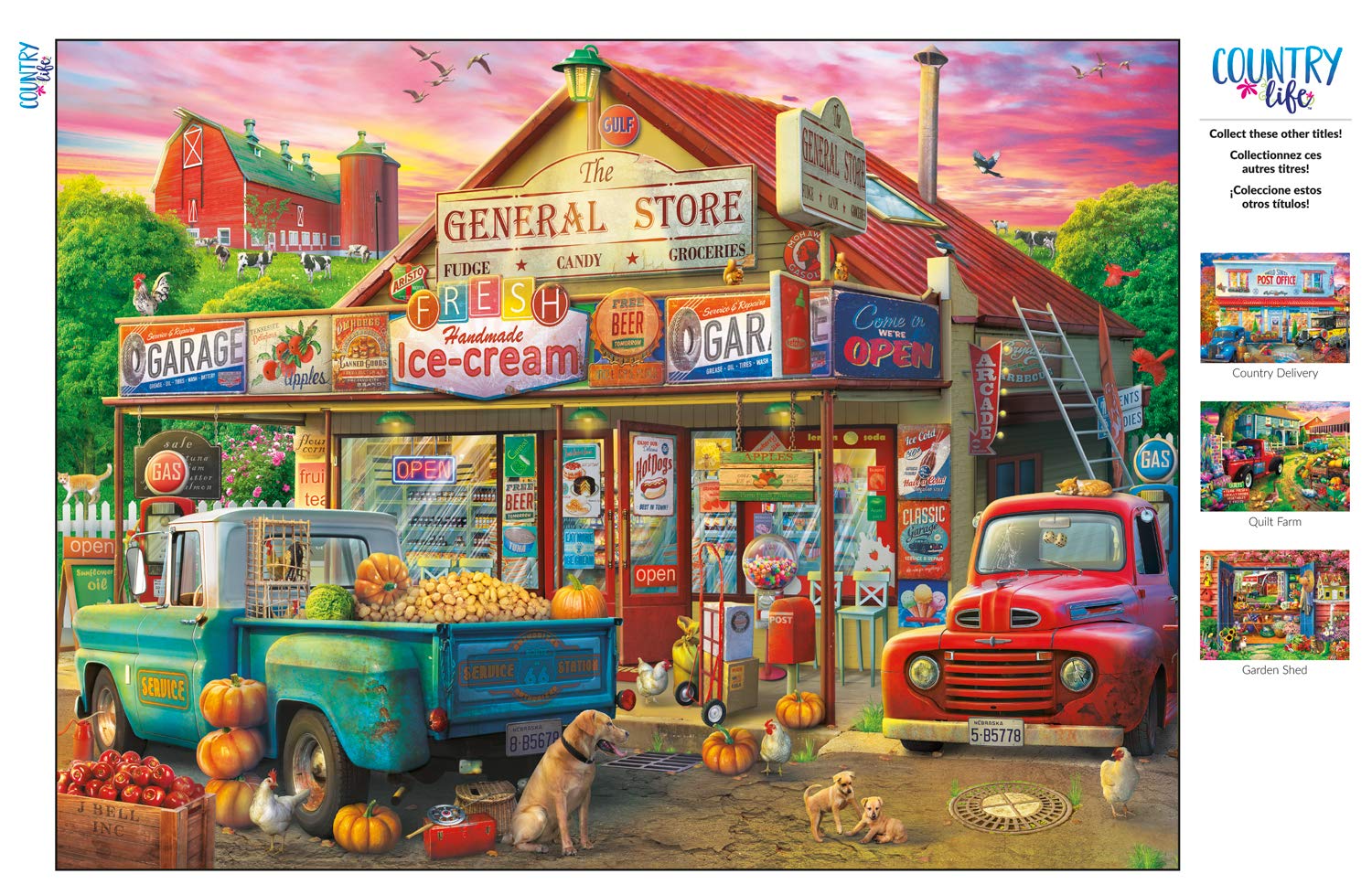 Buffalo Games - Eduard - Country Store - 1000 Piece Jigsaw Puzzle for Adults Challenging Puzzle Perfect for Game Nights