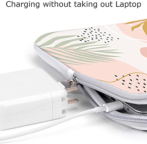 iCasso 13-13.3 inch Laptop Sleeve Bag, Waterproof Shock Resistant Neoprene Notebook Protective Bag Carrying Case Compatible MacBook Pro/MacBook Air - Morandi