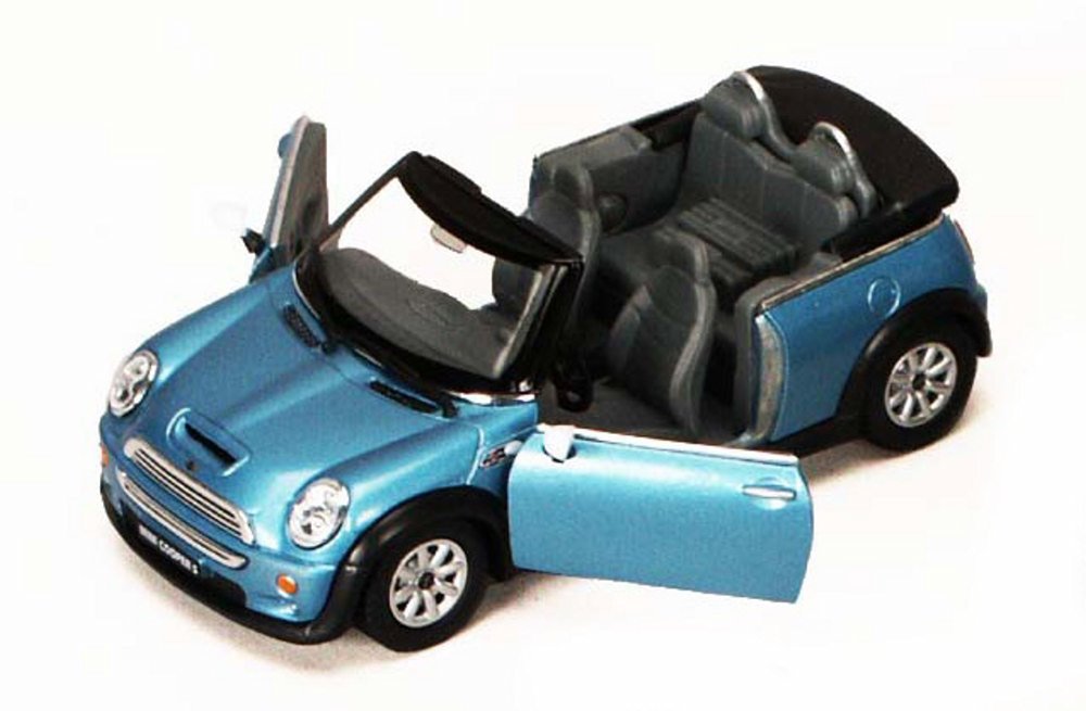 KiNSMART Mini Cooper S Convertible, Set of 4 5089D - 1/28 Scale Diecast Model Toy Cars