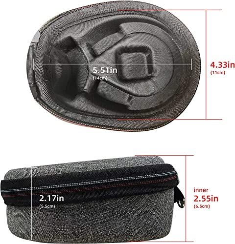 Hard Case for Shokz OpenRun Pro/OpenMove/OpenSwim, Headphone Case Work with AfterShokz Aeropex/Trekz Air/Titanium Mini/Trekz Titanium/Xtrainerz/OpenComm/OpenMove Bone Conduction Headphones (Box Only)
