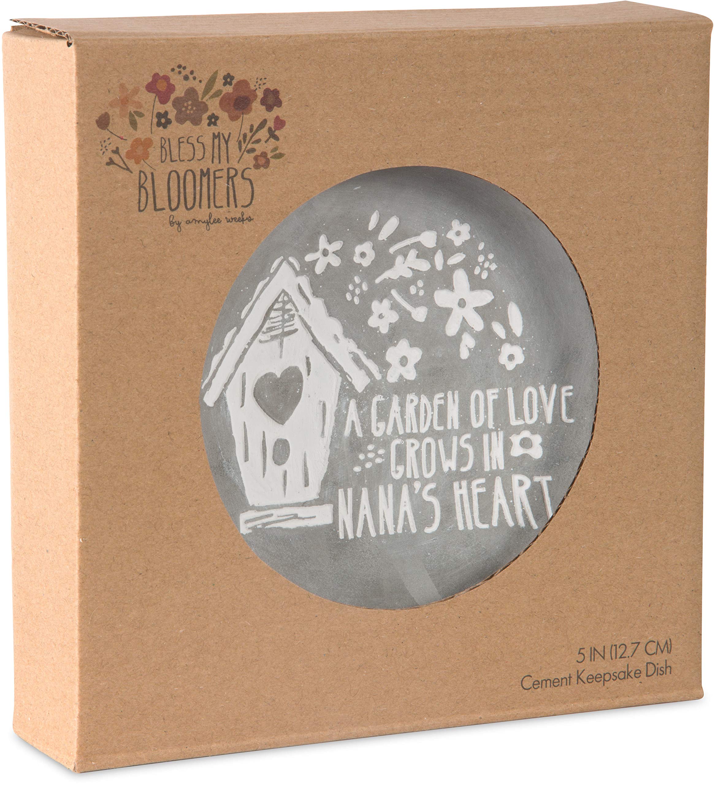 Pavilion Gift Company 55220 A Garden of Love Grows in Nana's Heart Keepsake Dish
