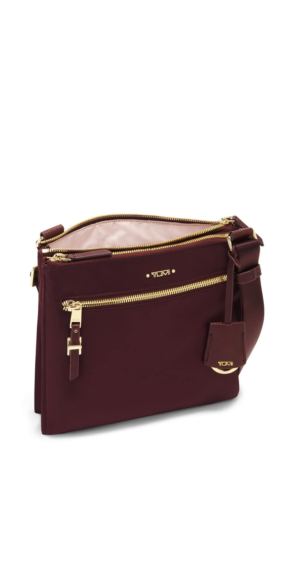 TUMI - Voyageur Tula Crossbody Bag - Over Shoulder Satchel for Women - Beetroot