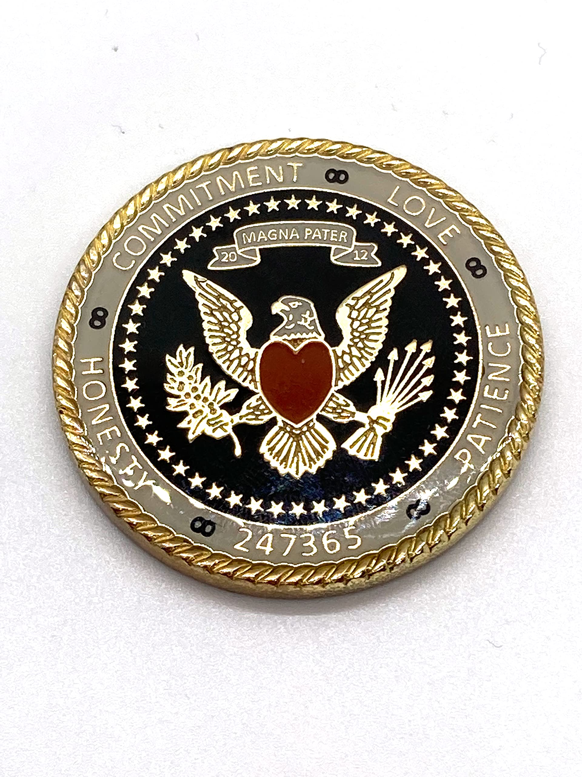 LakiKid Best Gifts for Dad - Great Dad Pocket Medallion, Unique & Stylish Dad Gifts from Daughter or Wife. Perfect Appreciation Keepsake for Dads.