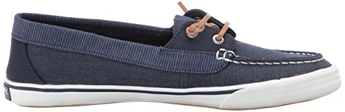 Sperry Womens Lounge Away Sneaker, Navy, 7.5